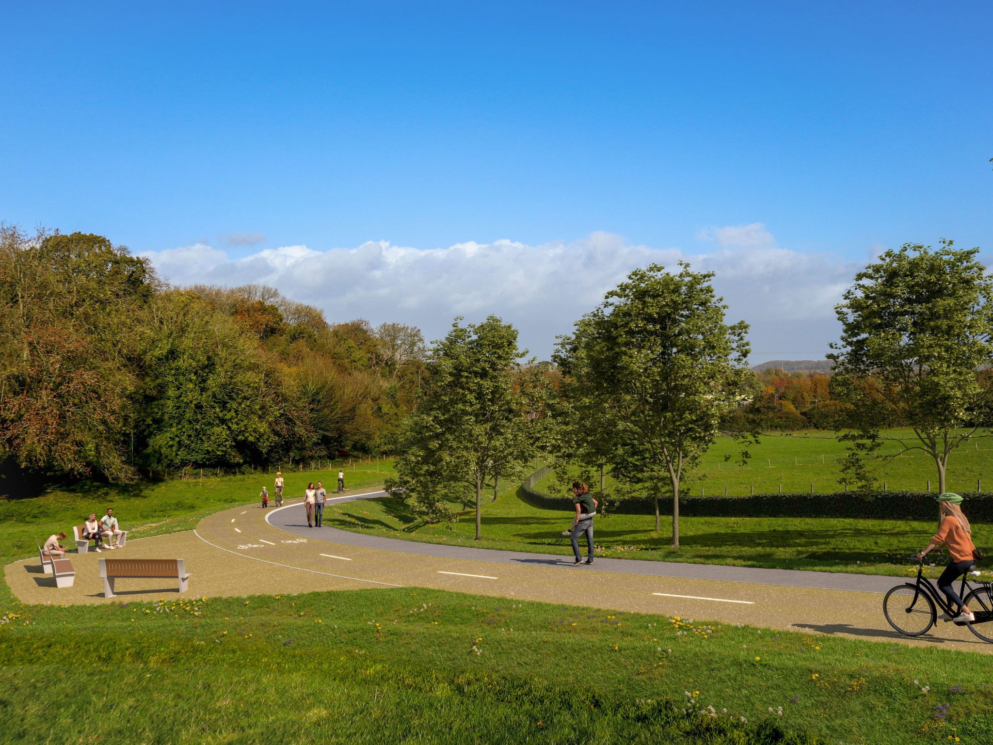 Planning permission granted for new off-road greenway | Newsroom