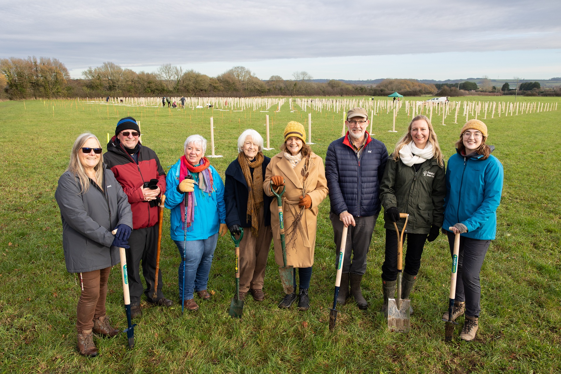 First trees planted in Pucklechurch Wood as landmark step towards ...